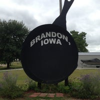 Iowa's Largest Frying Pan - Monument / Landmark in Brandon