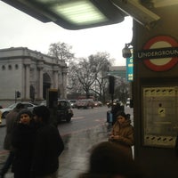 Marble Arch London Underground Station - Mayfair - Oxford St