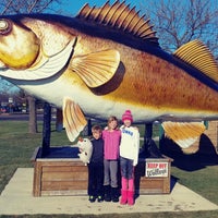 world's largest walleye - Garrison, MN