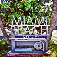 Welcome To Miami Beach Sign - Miami Beach, FL