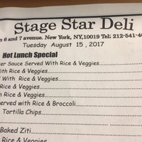 Stage Star Deli - Theater District - 13 tips from 576 visitors