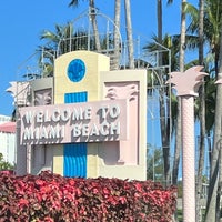 Welcome To Miami Beach Sign - Miami Beach, FL