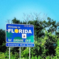 Florida / Georgia State Line - Border Crossing