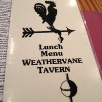 Menu - Weathervane Tavern - American Restaurant in Hamilton