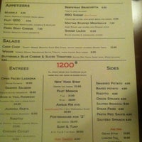 Menu - 1200 Chophouse - 15 tips from 282 visitors