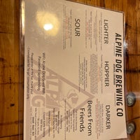Alpine Dog Brewing Company - North Capitol Hill - Denver, CO