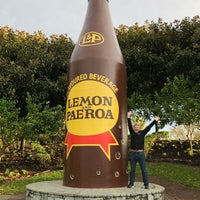 L&P Bottle - Outdoor Sculpture in Paeroa