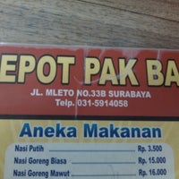 Depot Pak Bas - Chinese Restaurant