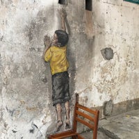 Penang Street Art : Boy on Chair - 9 tips from 1127 visitors