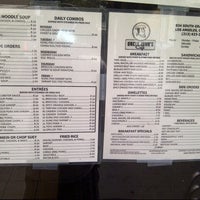 Menu - Uncle John's Cafe - South Park - 26 tips
