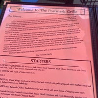 Menu - Postmark Grille - Hudson, WI