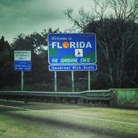 Florida / Georgia State Line - Border Crossing