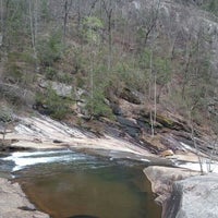 Bridal Veil Falls At Tallulah Gorge Floor Trail - Hiking Trail