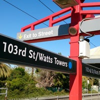 Metro Rail - 103rd Street/Watts Towers Station (A) - Watts - Los ...