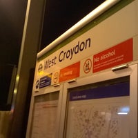 West Croydon London Tramlink Stop - Croydon - Station Rd.