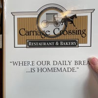 Menu - Carriage Crossing Restaurant & Bakery - American Restaurant