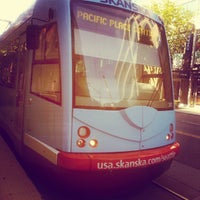 South Lake Union Streetcar - Tram Station in Seattle