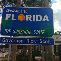 Florida / Georgia State Line - Border Crossing