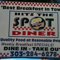 Menu - Hits The Spot Diner - Edgewood - 5637 W Colfax Ave