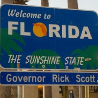 Florida / Georgia State Line - Border Crossing