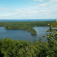 Spectacle Lake Overlook on Mission Hill - Bay Mills, MI