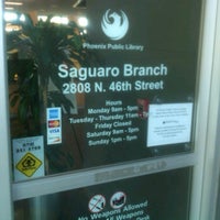 Phoenix Public Library - Saguaro Branch - Library in Phoenix