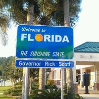 Florida / Georgia State Line - Border Crossing