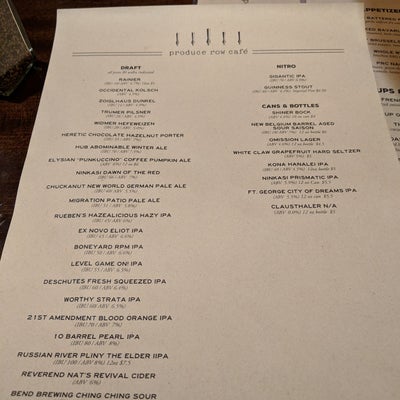 Produce Row Cafe - Gastropub in Portland