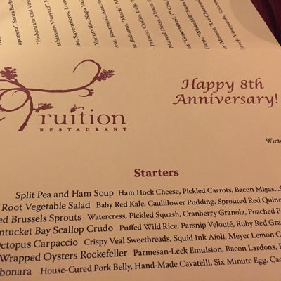 Fruition Restaurant - Country Club - 37 tips