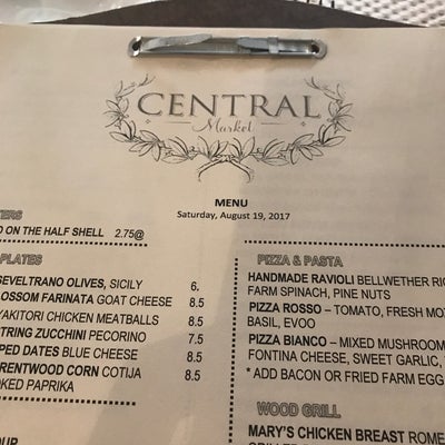 Central Market Restaurant - New American Restaurant