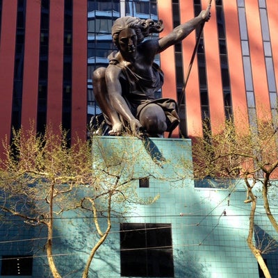 Portlandia - Outdoor Sculpture in Downtown Portland