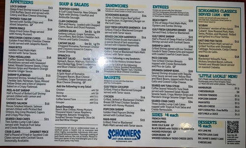 Schooners Last Local Beach Club Panama City Beach - The Menu Mag