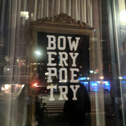 Bowery Poetry Club - 308 Bowery - New York