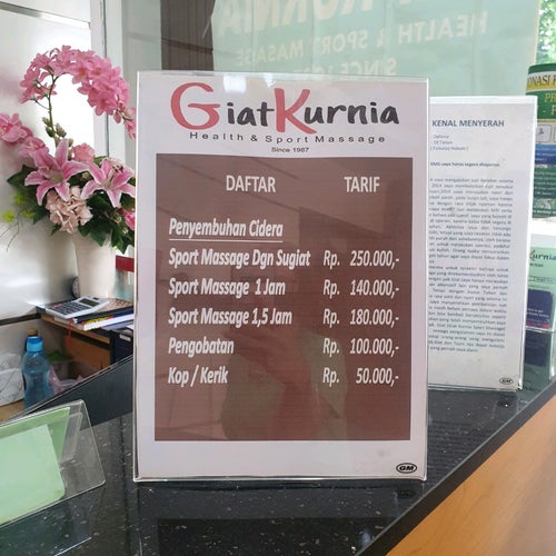 Giat Kurnia Sport Massage - Jl. Danau Sunter Utara Blok A.36D No. 31 ...