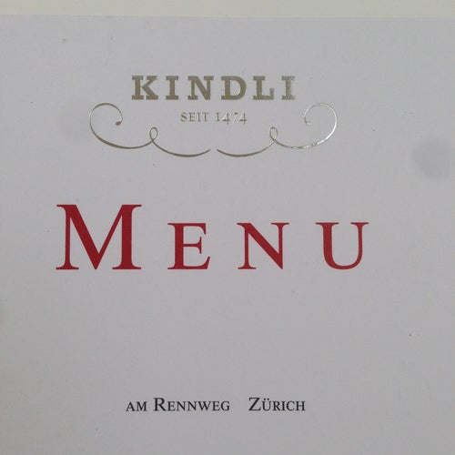 Restaurant Kindli - Am Rennweg - Zürich