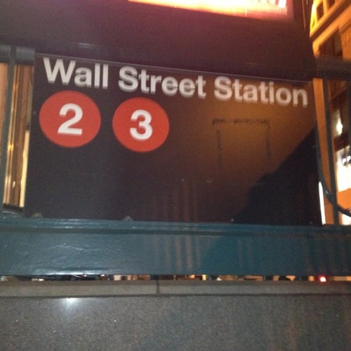 MTA Subway - Wall St (2/3) - Wall St - New York