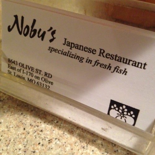 Nobu's Japanese Restaurant - 8643 Olive Blvd - St Louis