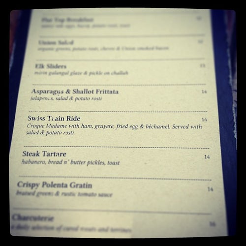 Union Restaurant - 72 Ossington Ave. - Toronto