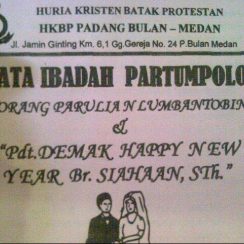 HKBP Padang Bulan - Jl. LetJend. Djamin Ginting km 6,1 Gg. Gereja - Medan