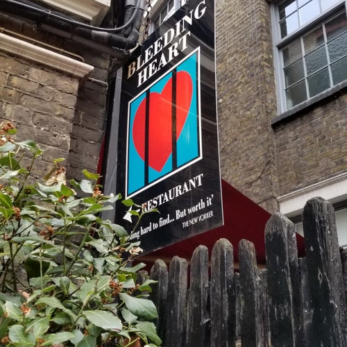 Bleeding Heart Restaurant - Bleeding Heart Yard - London