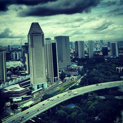 Benjamin Sheares Bridge - East Coast Parkway (ECP) - Singapore