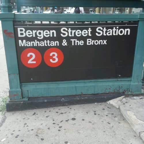 MTA Subway - Bergen St (2/3) - Bergen St & Flatbush Ave - Brooklyn