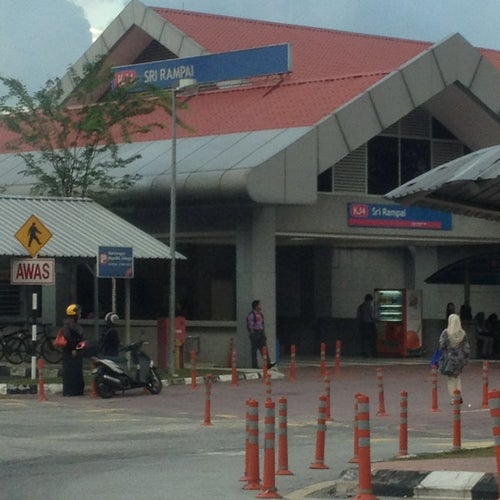 RapidKL Sri Rampai (KJ4) LRT Station - Jalan Wangsa Perdana 1 - Kuala ...