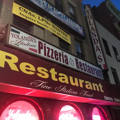 Yolanda's Italian Pizzeria & Restaurant - 292 E 149th St - Bronx