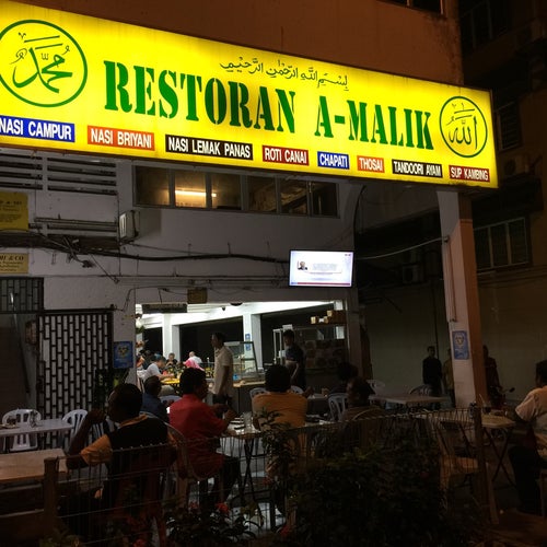 Restoran A-Malik - 46 jalan lumut, kompleks damai - Kuala Lumpur