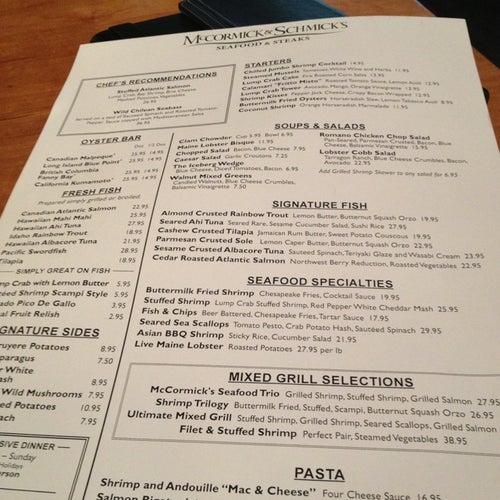 McCormick & Schmick's Seafood Restaurant - 633 W 5th St - Los Angeles