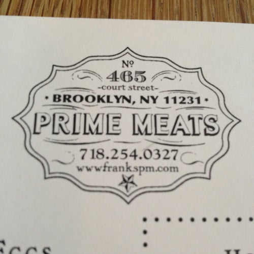 Prime Meats - 465 Court St - Brooklyn