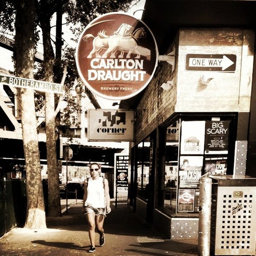 The Corner Hotel - 57 Swan St, next to the railway bridge over Swan St ...