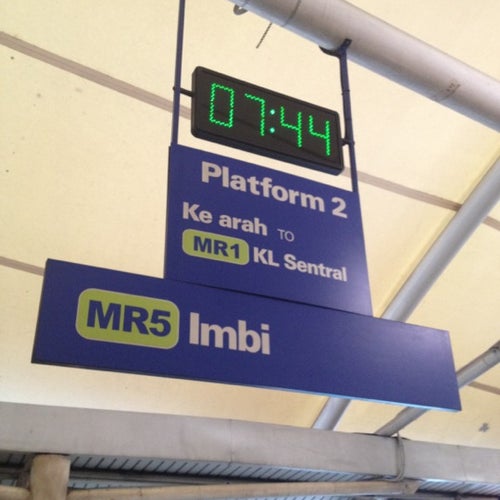 RapidKL Imbi (MR5) Monorail Station - Jalan Imbi - Kuala Lumpur