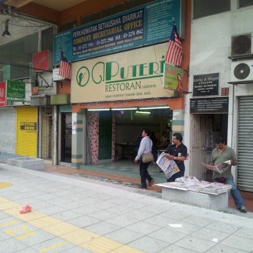Restoran Puteri Brickfields - 146 Jalan Tun Sambanthan - Kuala Lumpur